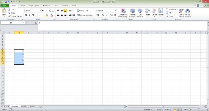 Tips - Adding up numbers in Excel