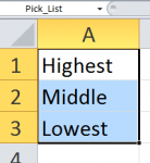 Tips - How to create a pick list in Excel