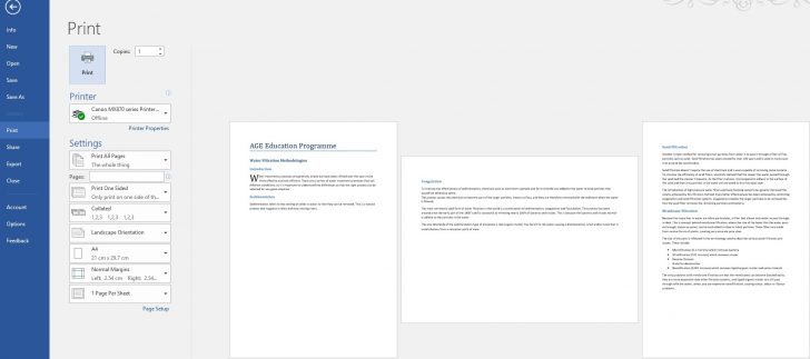 Tips – Word Sections explained.
