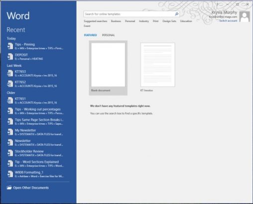 Tips Pinning Files And Jump Lists In Ms Apps