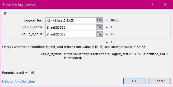 Tips – Using a Nested IF Function in Excel