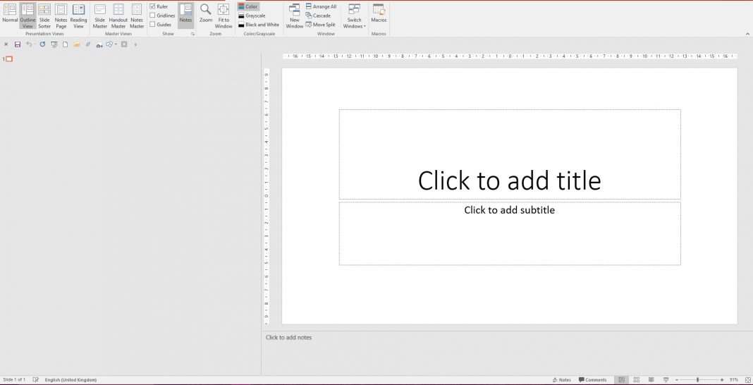 Tips - Using Outline View in PowerPoint