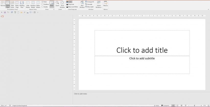Tips - Using Outline View in PowerPoint