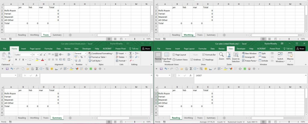 Using Grouping in Excel