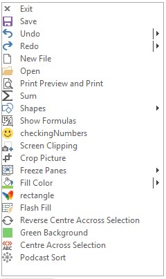 Exit from an application in Windows.