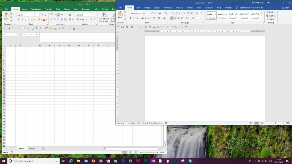 Dual screen for the price and space of one.