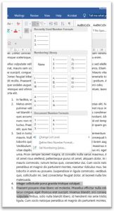Changing Numbered paragraphs in Word to letters or bullets