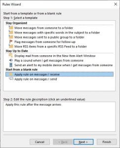 How to move emails automatically from any person from a Company address ...