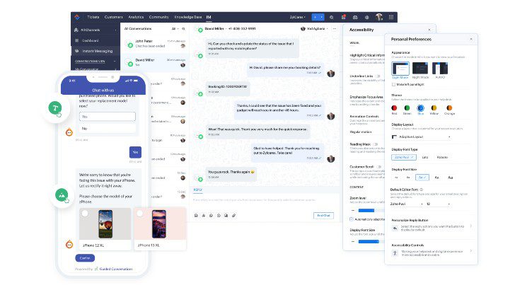 Zoho Desk delivers accessibility and Blended Conversations