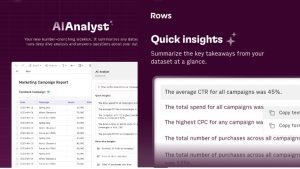 Rows launches AI analyst the next evolution of spreadsheet