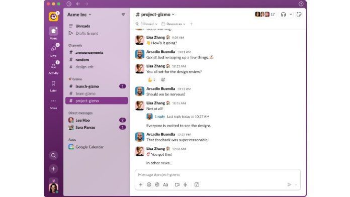 Slack improves flow of work with updated UI