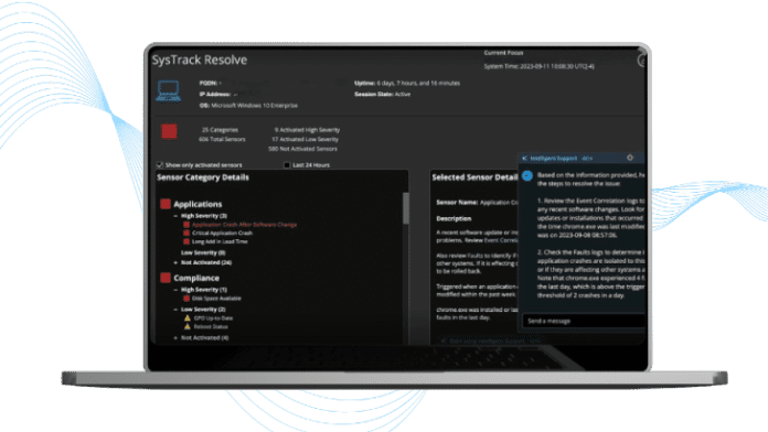 Lakeside Software adds Gen AI to SysTrack platform