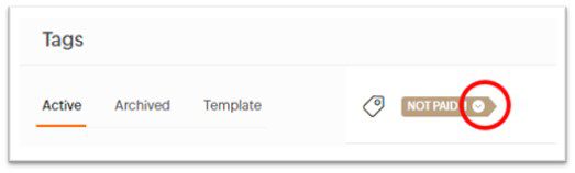How to change or add a tag in Zoho Projects
