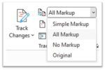How to quickly change simple markup to full markup and vice versa in MS ...