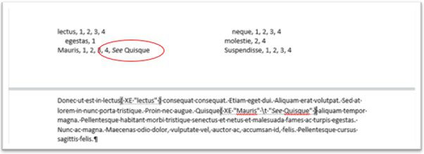 How to create Index Entries quickly and sub-entries as well as more ...