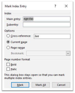 How to create Index Entries quickly and sub-entries as well as more ...