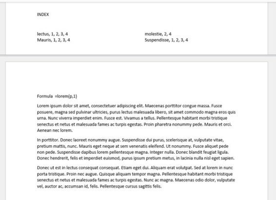 How to create Index Entries quickly and sub-entries as well as more ...