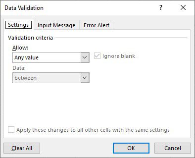 Validation Settings - Enterprise Times