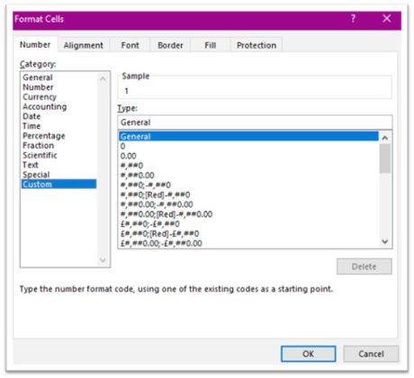 SUMIF and Custom Format in Excel